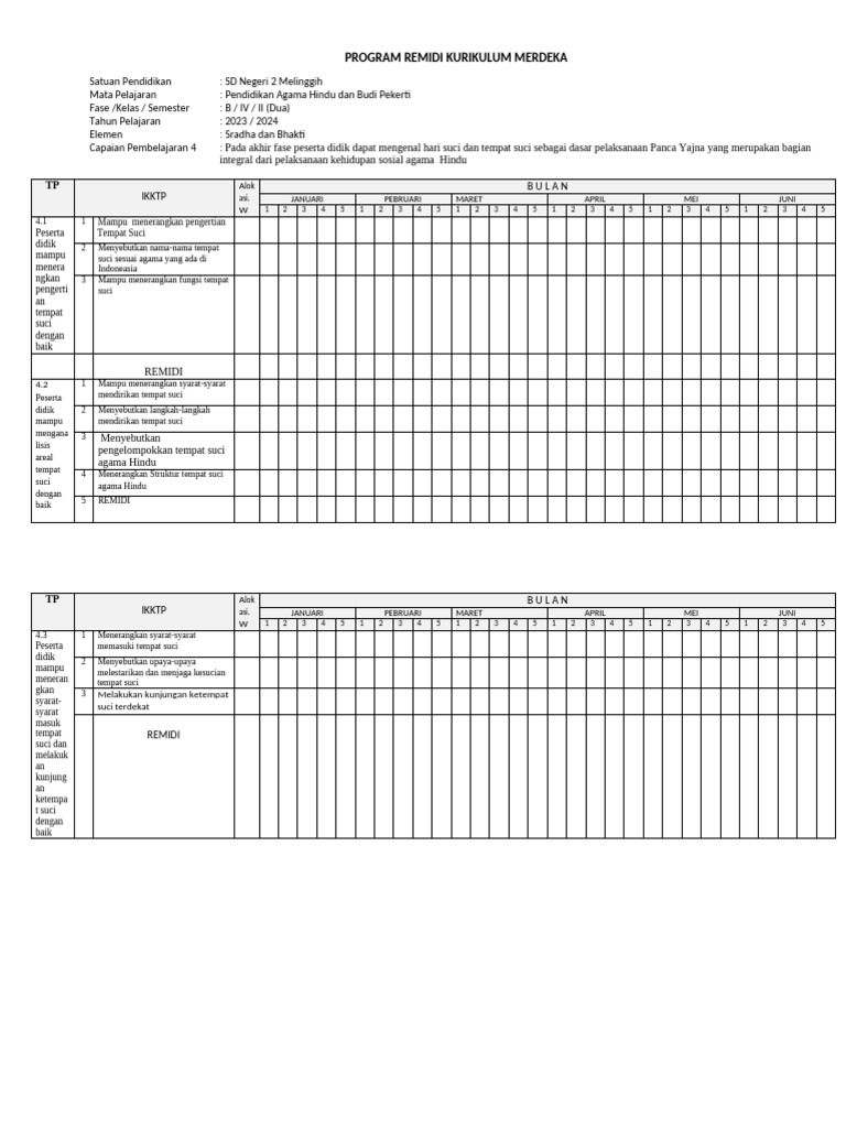 PRODI KLS 4 KUR MERDEKA SMT II New | PDF