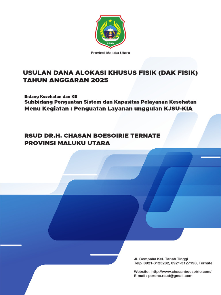 Cover Usulan Dak 2025 | PDF