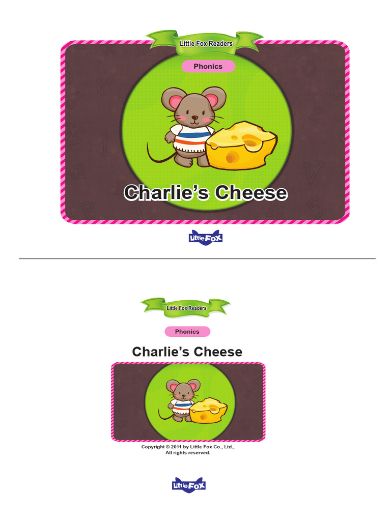 002. 'ch' words - Charlie's Cheese | PDF