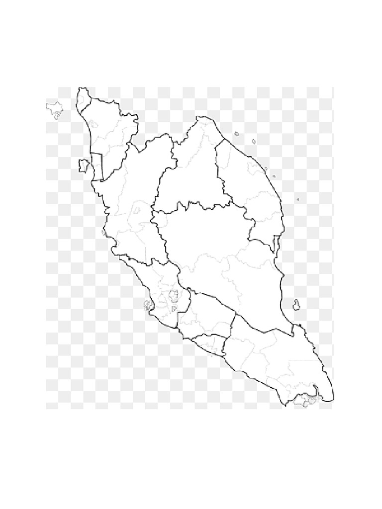 Peta Kosong Sem Malaysia | PDF