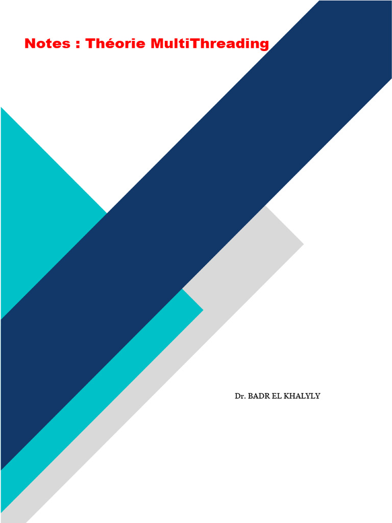 Notes Théorie Multithreading | PDF Notes Théorie Multithreading | PDF