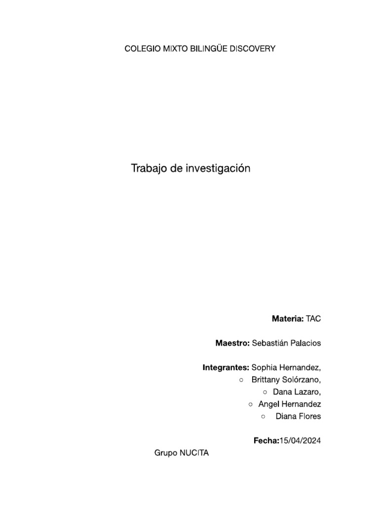 Investigacion Compu | PDF