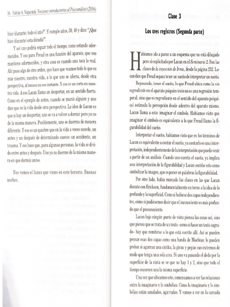 8 - Naparstek - Los tres registros (Segunda parte) | PDF