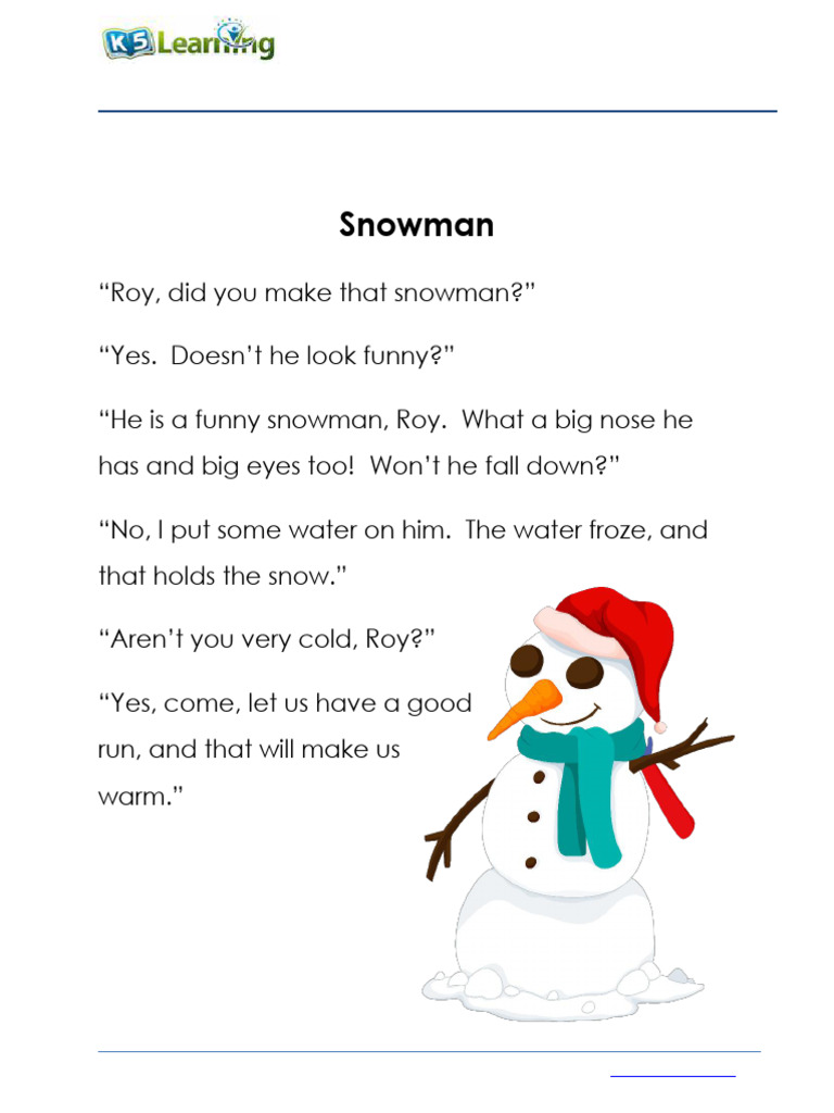 W32 Snowman | PDF