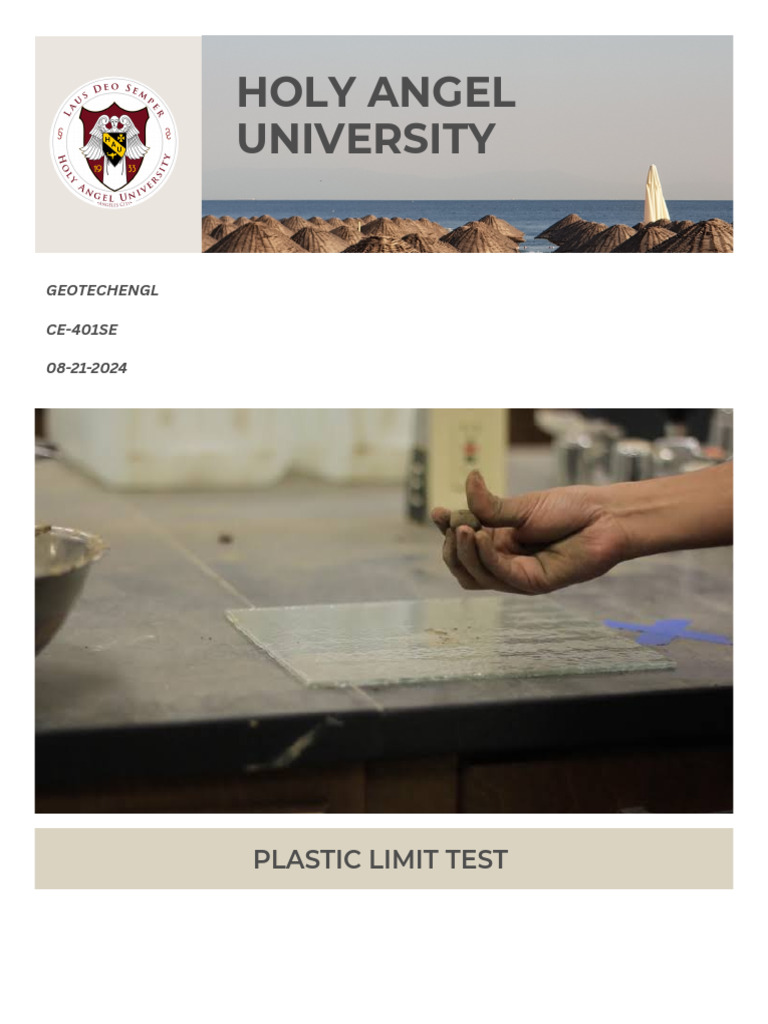 Plastic Limit Test | PDF