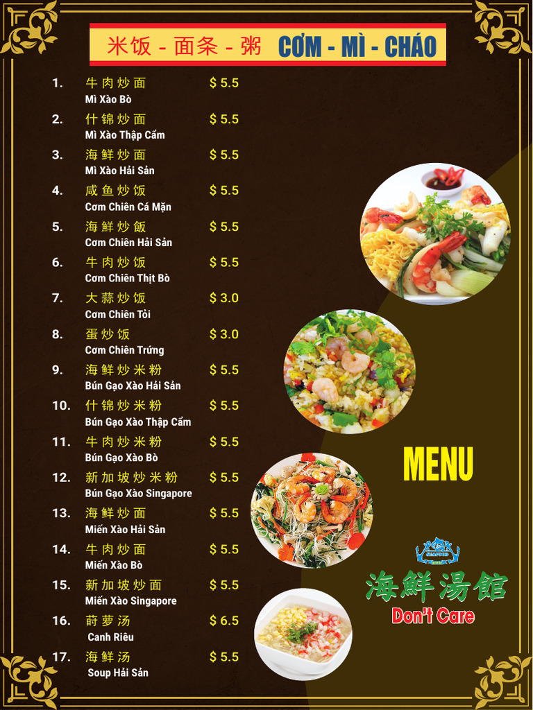 Cơm - Mì - Cháo | PDF