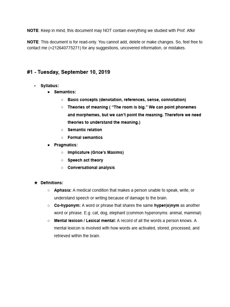 Semantics And Pragmatics Pdf