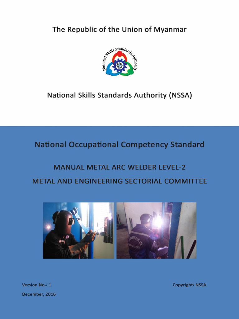 Manual Metal Arc Welder Level 2 NSSA | PDF