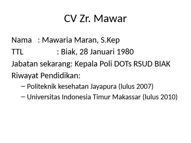 CV ZR | PDF