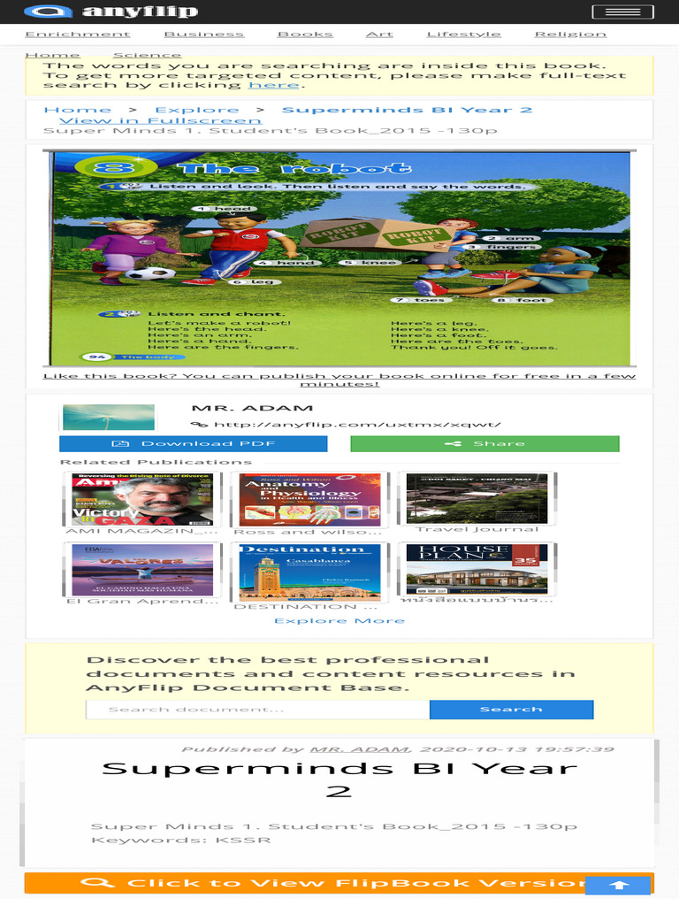 Superminds BI Year 2 - Flip Ebook Pages 1-50 AnyFlip | PDF