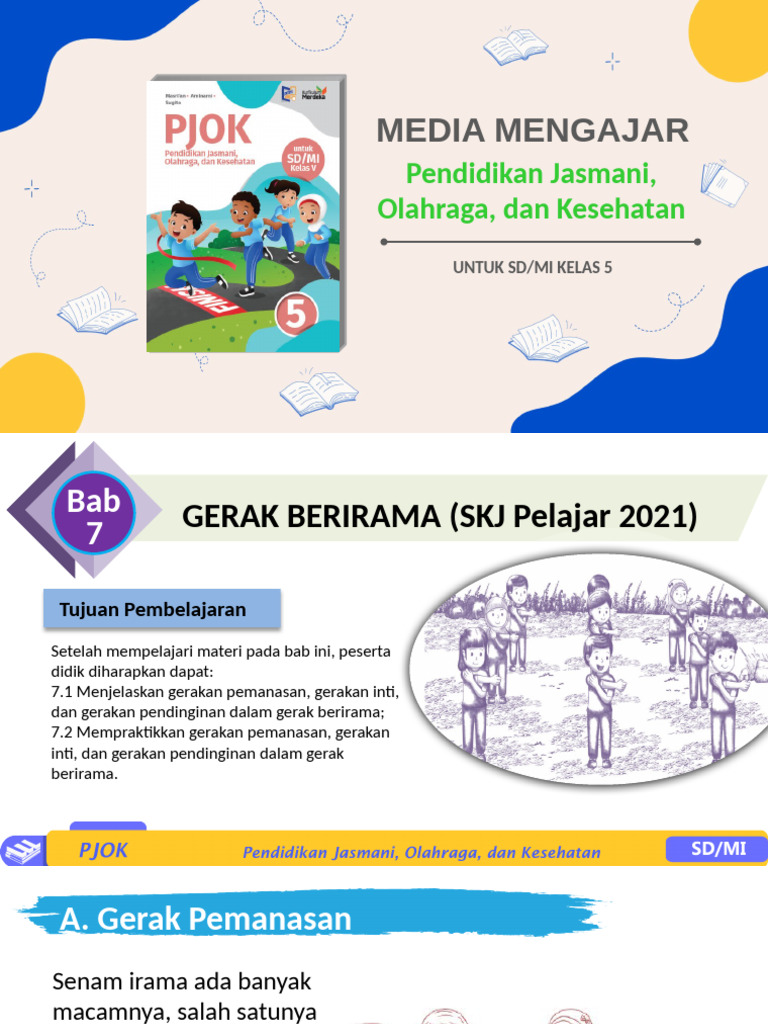 PJOK 5 Bab 7 Gerak Berirama (SKJ Pelajar 2021) | PDF