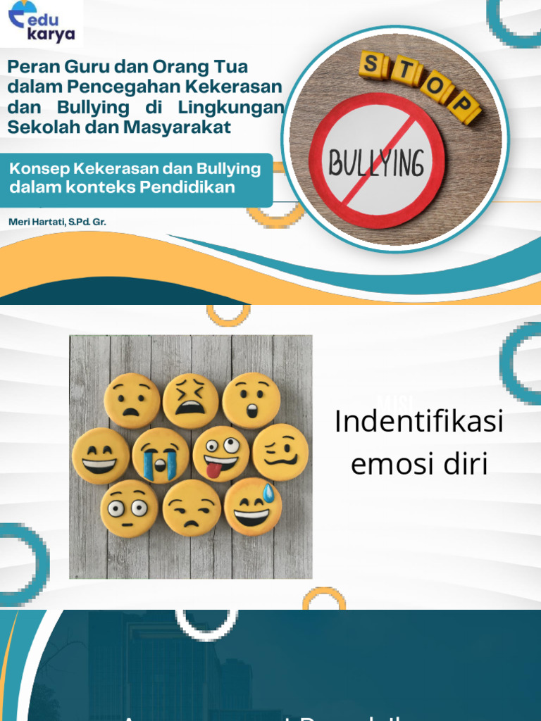 Peran Guru Dan Orang Tua Dalam Pencegahan Kekerasan Dan Bullying Di Lingkungan Sekolah Dan ...