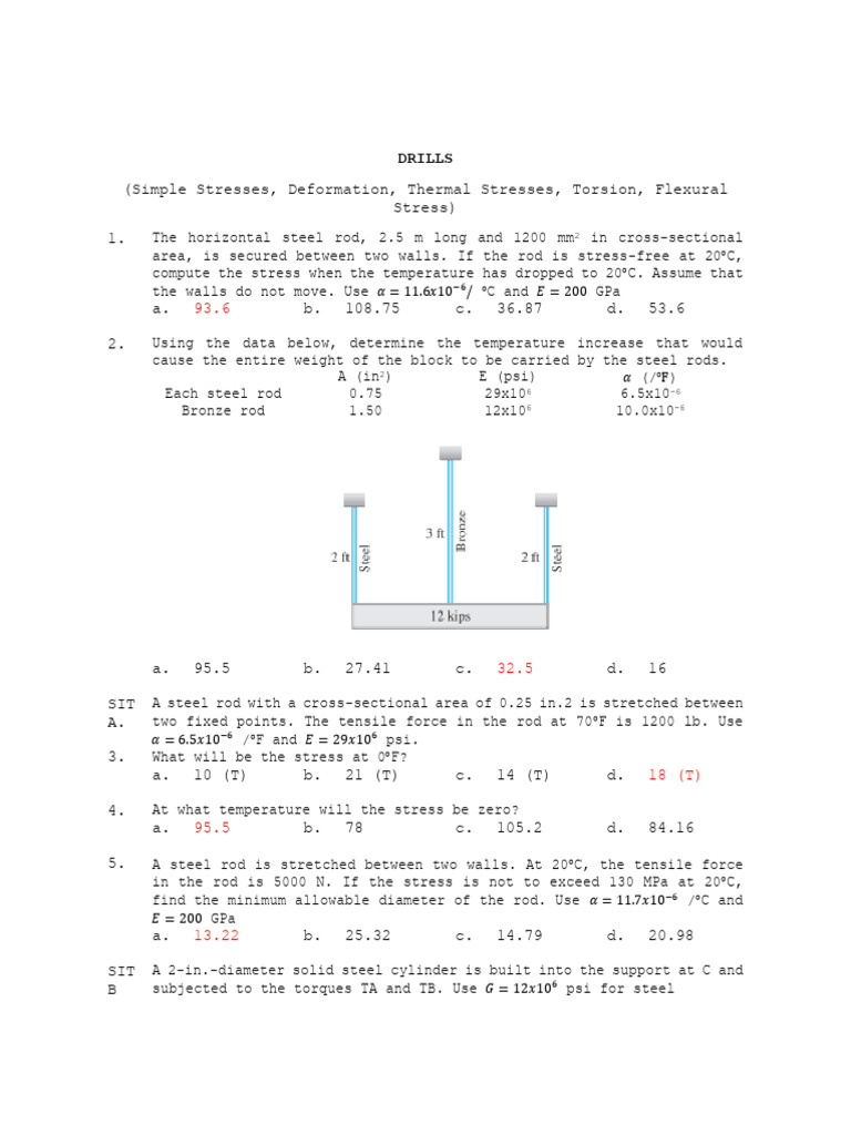 Correl 1 Drills With Answers | PDF