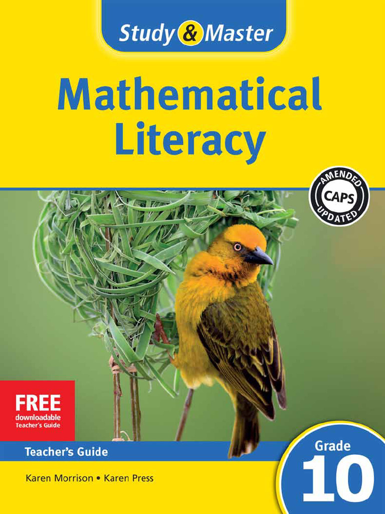 Study Master Mathematical Literacy Teachers Guide Grade 10 ...
