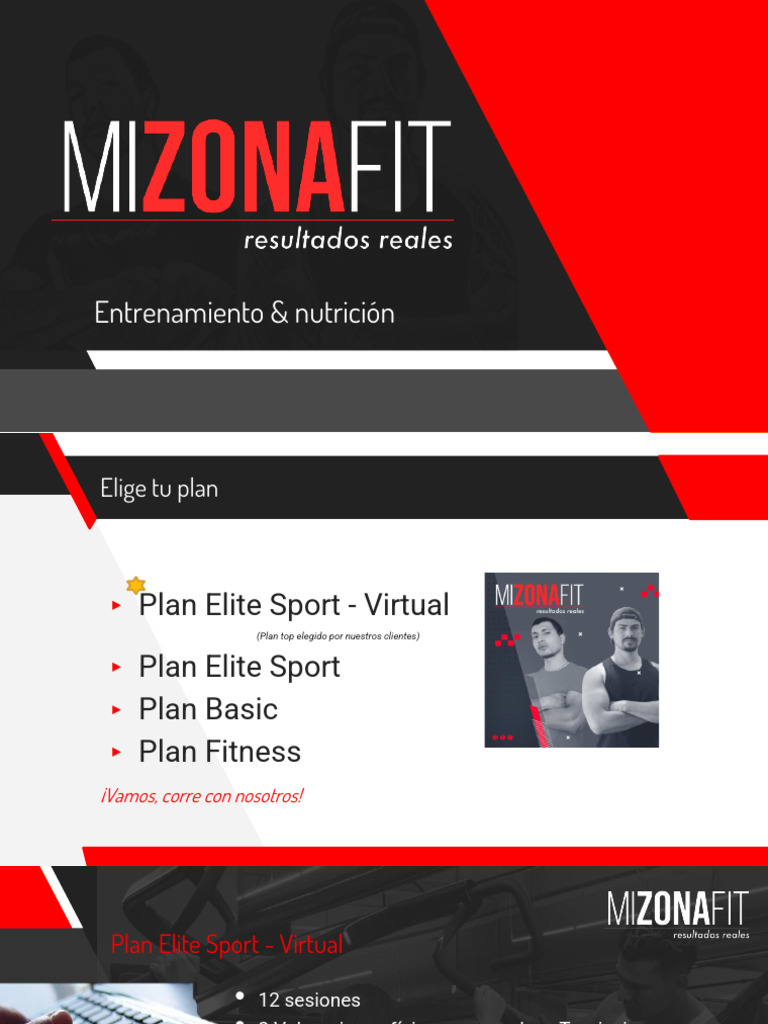 Mi Zona Fit - Planes | PDF