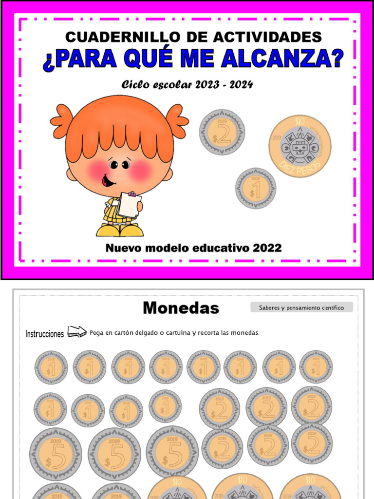 Cuadernillo de Actividades. PROYECTO PARA QUE ME ALCANZA | PDF