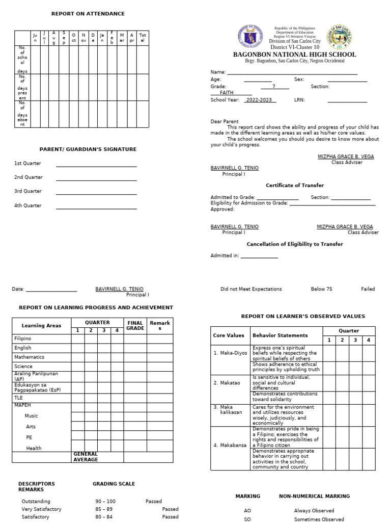 Jhs Card 2022 | PDF