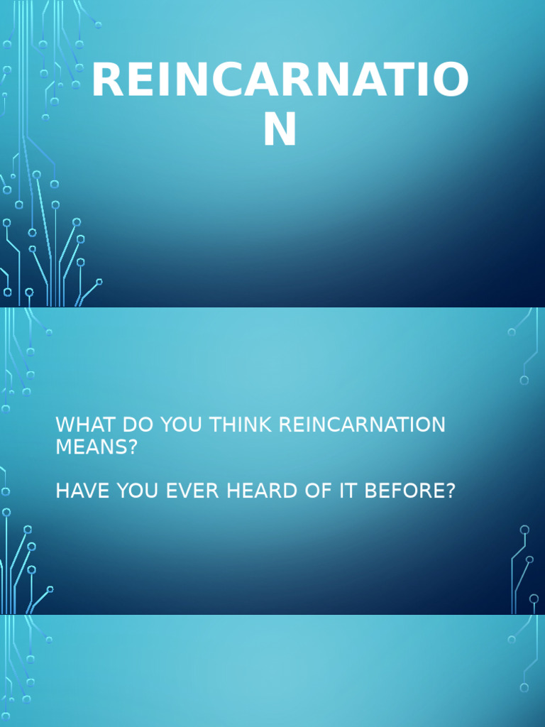 Reincarnation | PDF