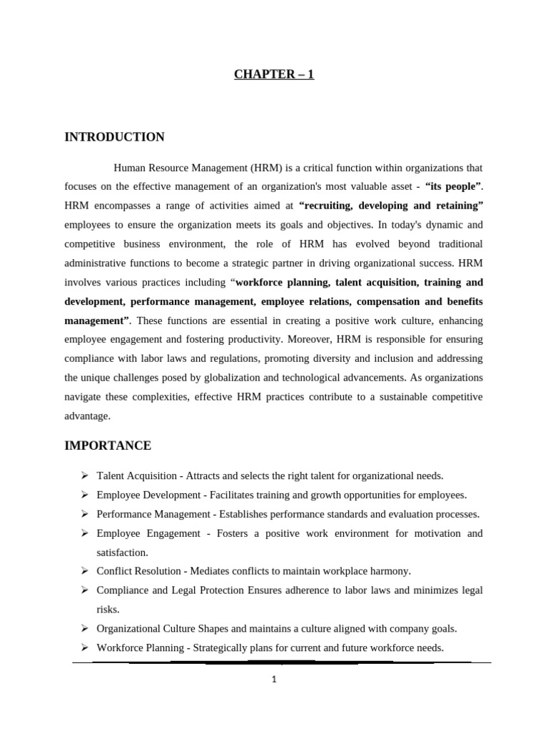 INTRODUCTION | PDF | Human Resource Management | Career & Growth