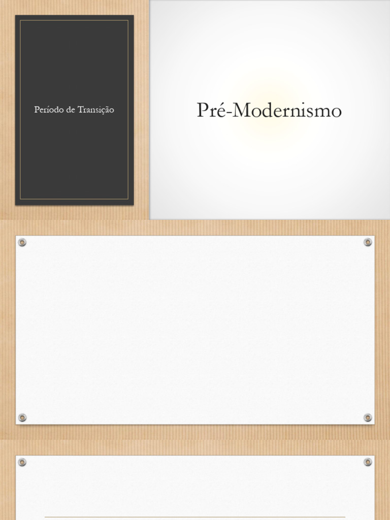 Pré-Modernismo: Transição Literária | PDF | Brasil