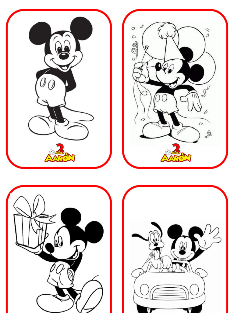 Molde para Libro Colorear | PDF