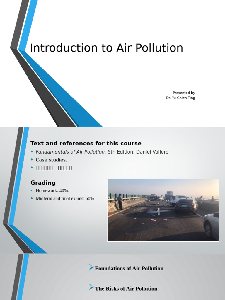 Introduction to Air Pollution_Week1 | PDF