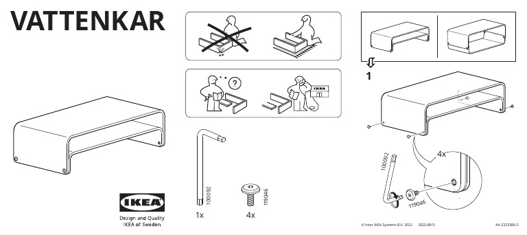 Vattenkar Laptop Monitor Stand Birch AA 2323386 2 100 | PDF