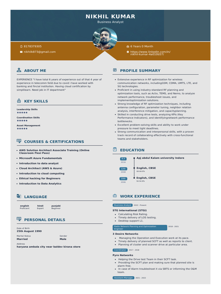 Nikhil Kumar Udated Resume | PDF