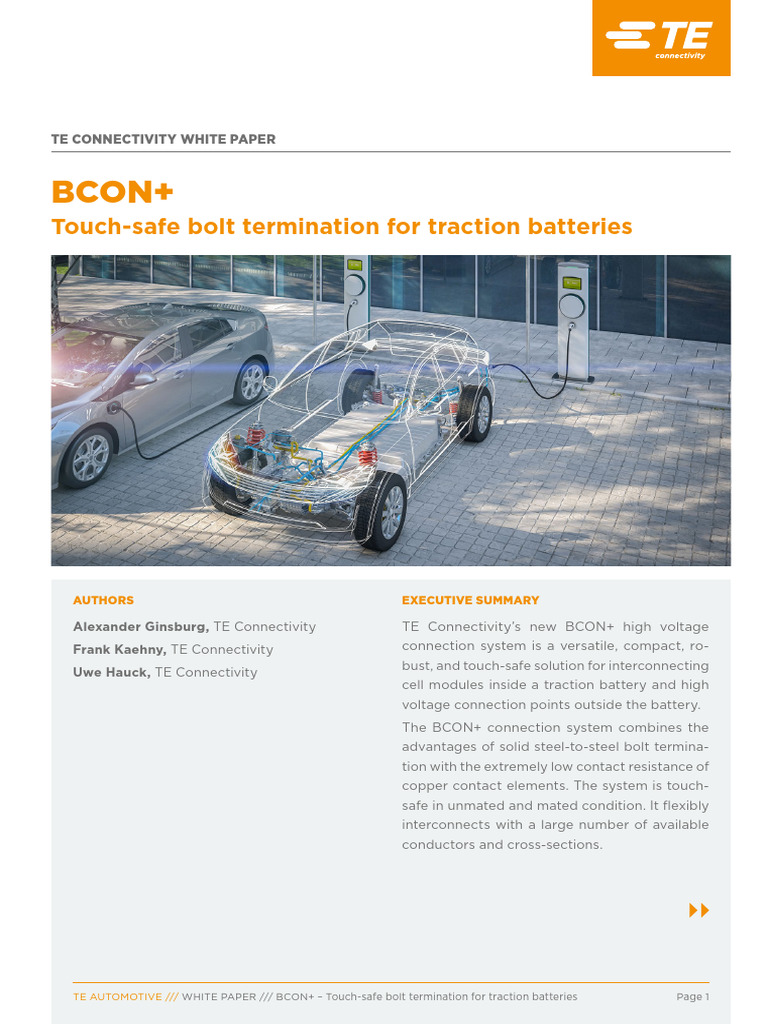 TE (Battery-Module-Connector) | PDF