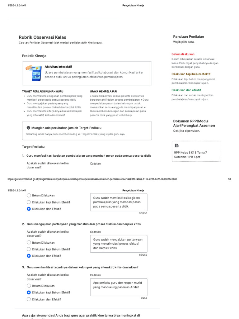 Observasi Slamet | PDF