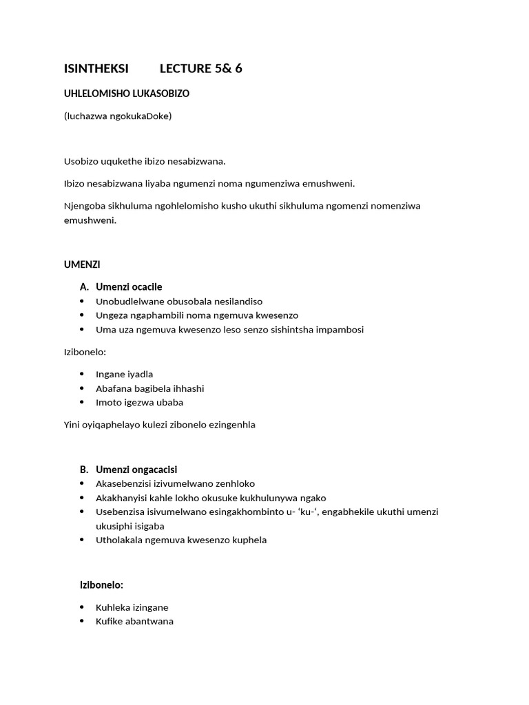 Syntax Lecture 5 6 Notes Pdf
