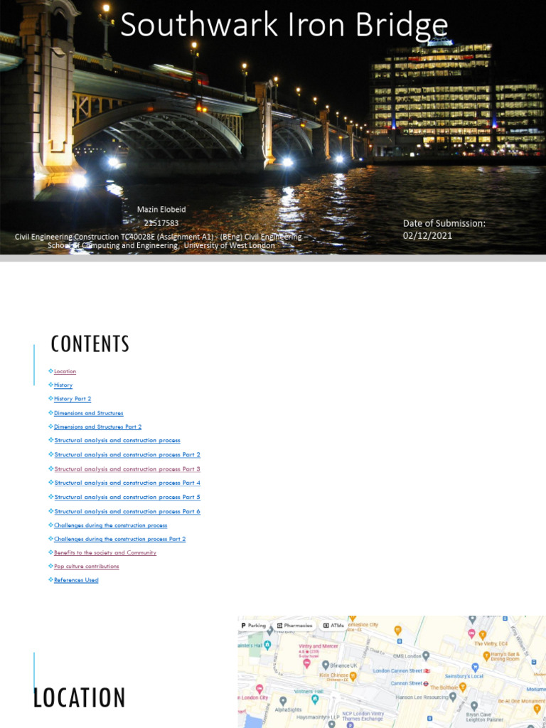 Southwark Bridge | PDF