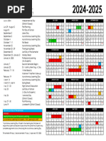 BPS 2025-26 School Year Calendar | PDF | Observances | Public Holiday