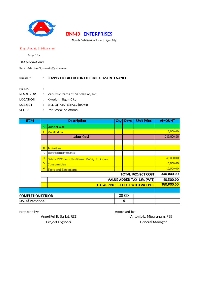 Electrical Maintenance | PDF