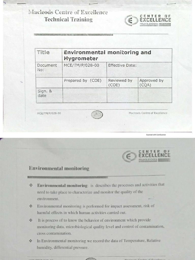 Environmental Monitoring Pdf
