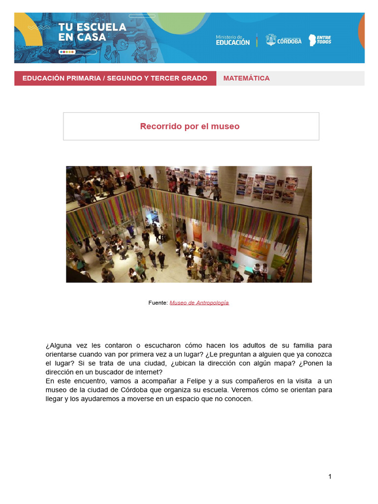 Matemática - Recorrido Por El Museo | PDF