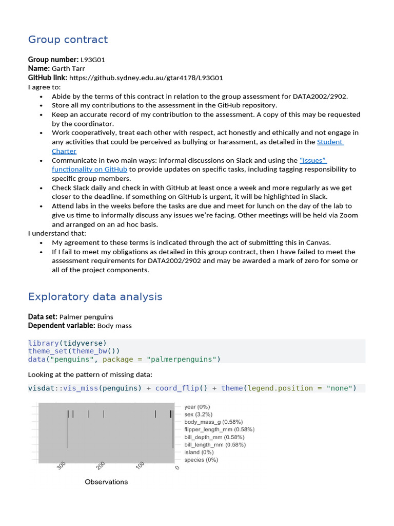Group Contract | PDF