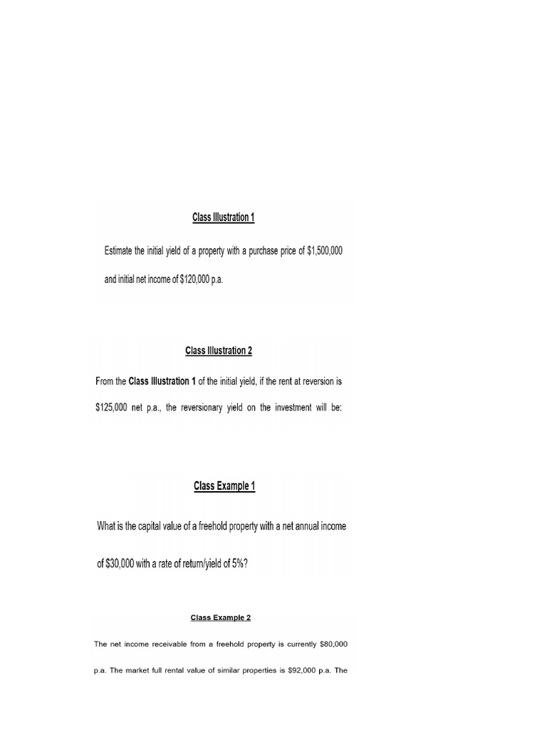 Week 3 - Investment Method DCF Approach | PDF