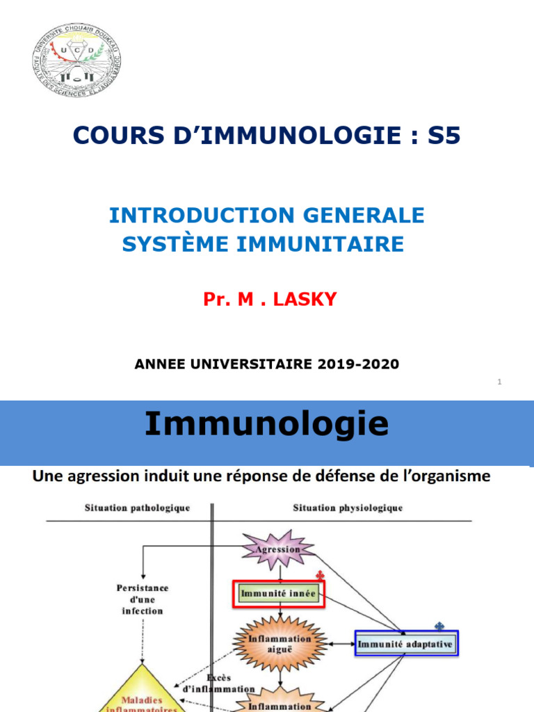 1 Immuno Generale 2020 | PDF