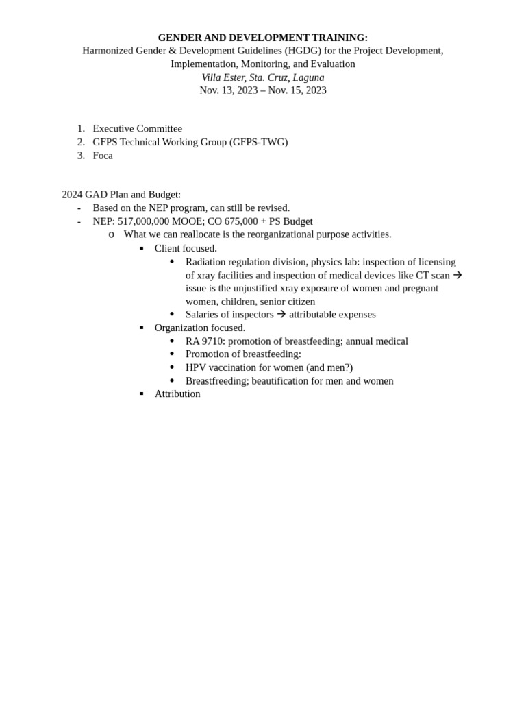 Gender and Development | PDF