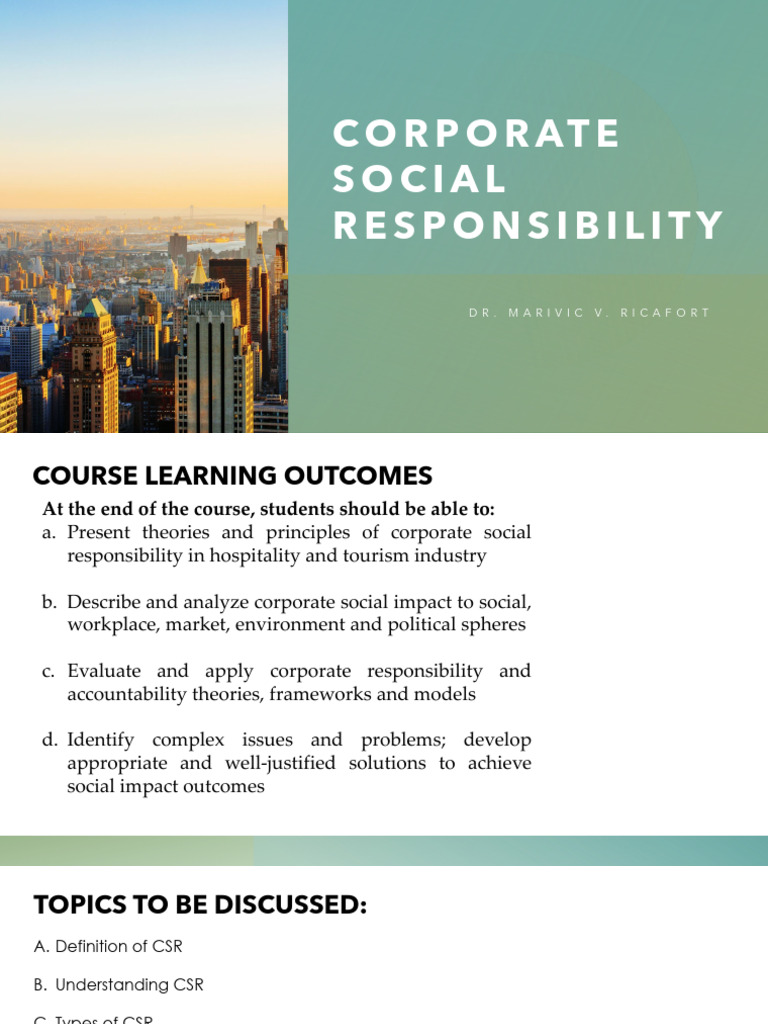 1-CSR-Introduction | PDF