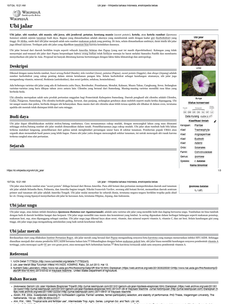 Ubi jalar - | PDF