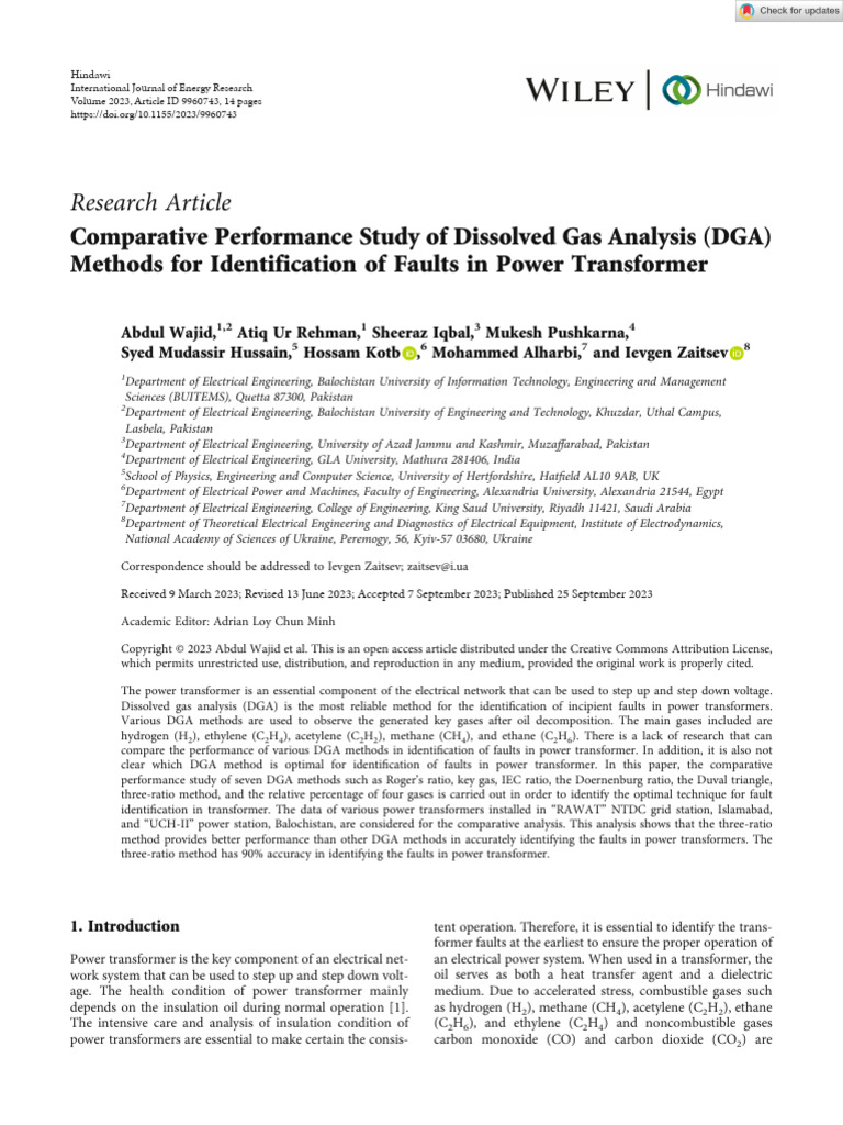 International Journal of Energy Research - 2023 - Wajid - Comparative ...