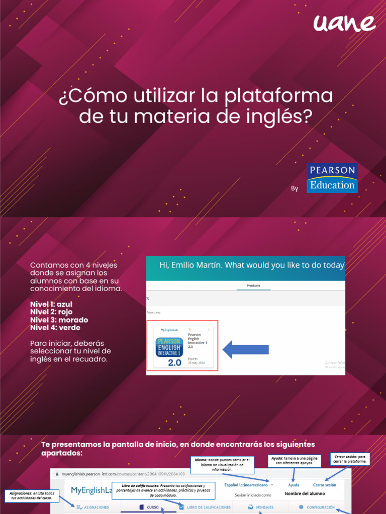 Guía de Pearson - Alumno | PDF
