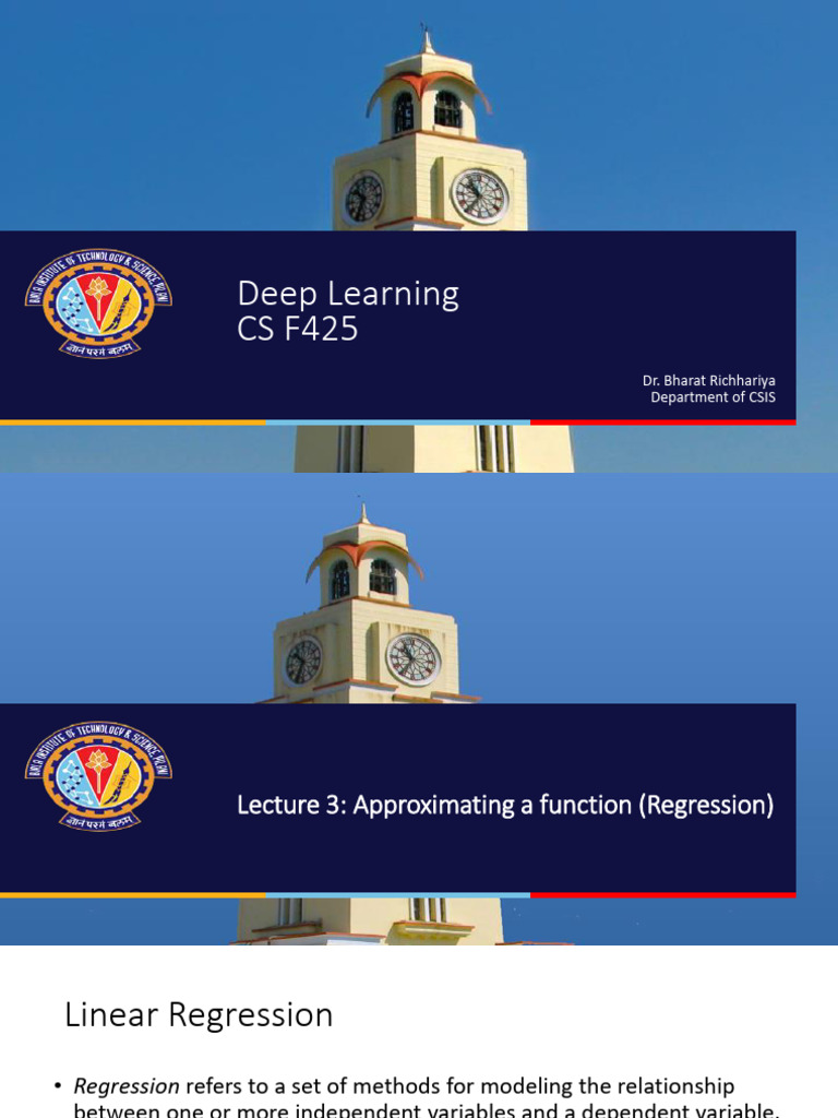 Lec 3-5 (Function Approximation) | PDF | Regression Analysis | Computers