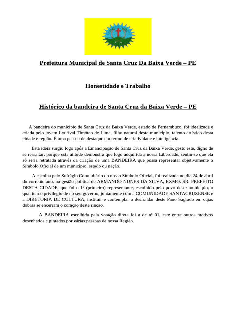 Historia Da Bandeira | PDF