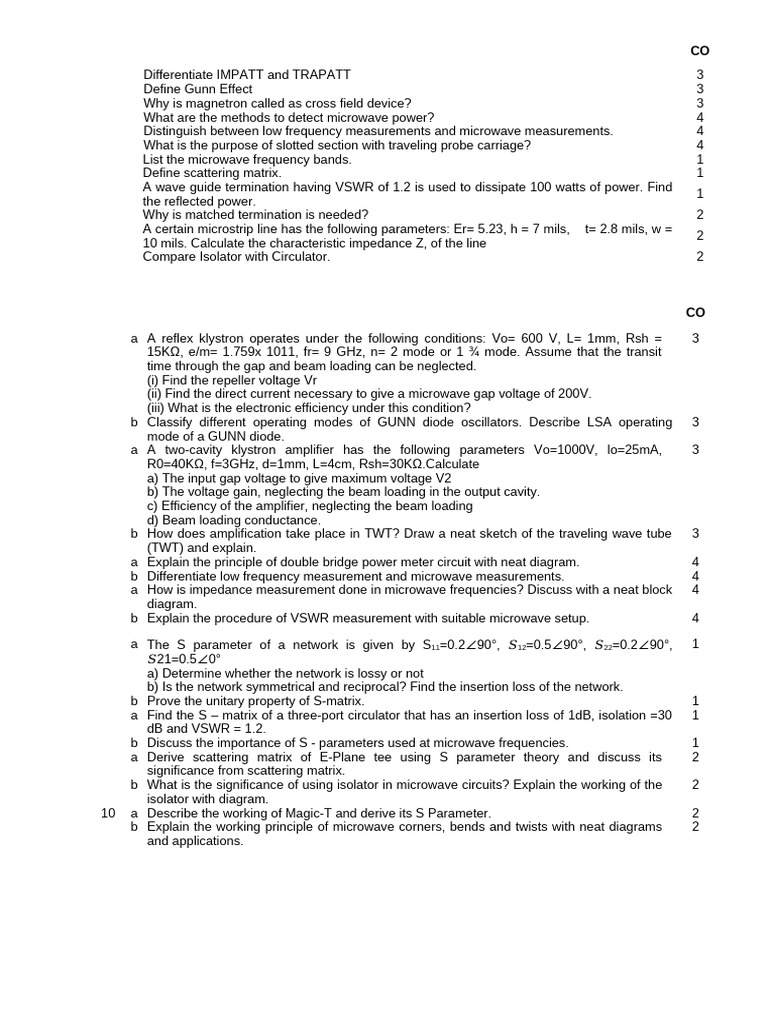 Unit1 4 Questions | PDF