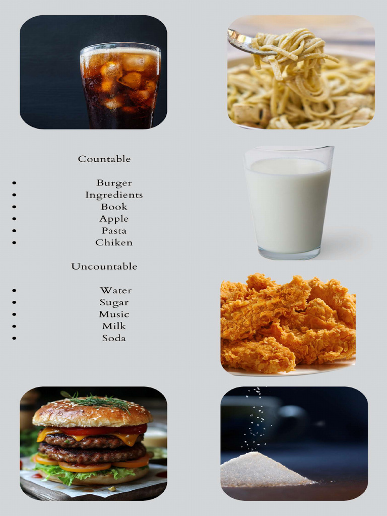 Contable y No Contable Inglés | PDF