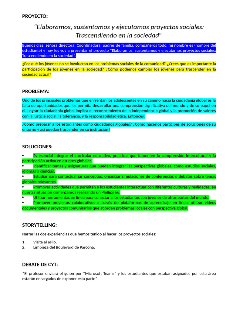 PROYECT_5toSEC_Trascendiendo en La Sociedad-1 | PDF