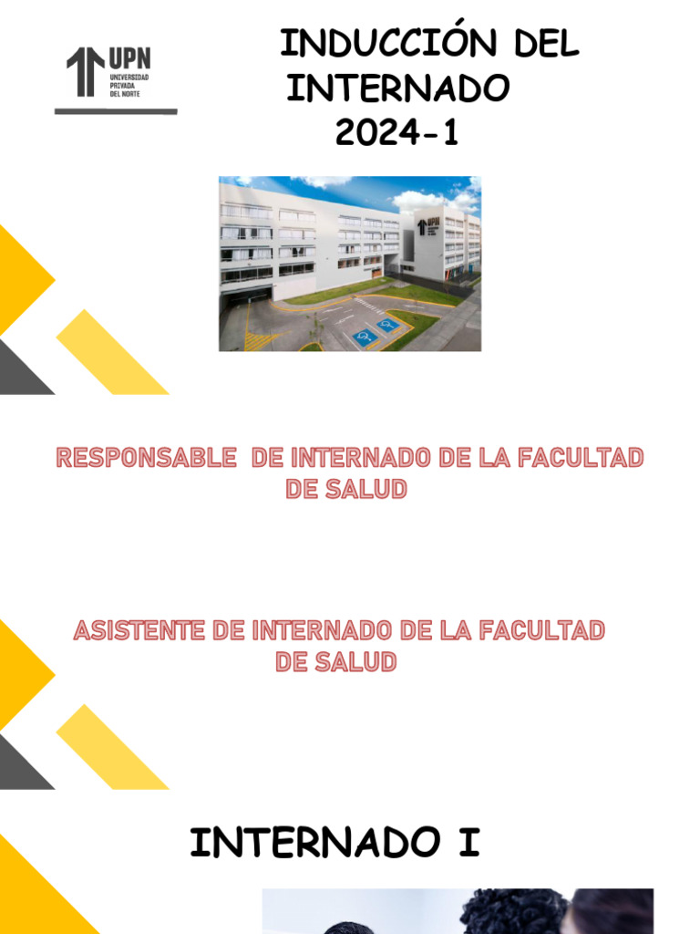 Inducción Del Internado 1 2024-2 General | PDF